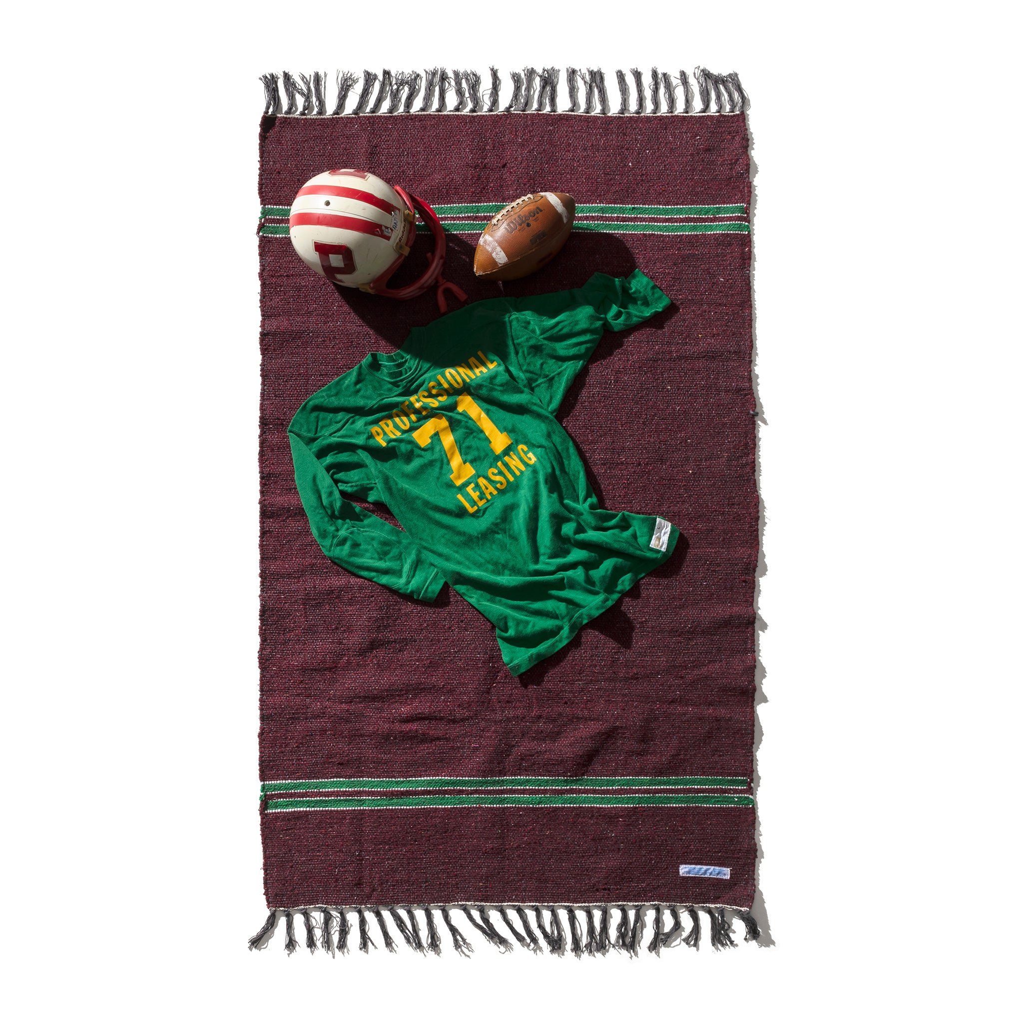 COLLEGE RUG / Burgundy – PUEBCO ONLINE STORE