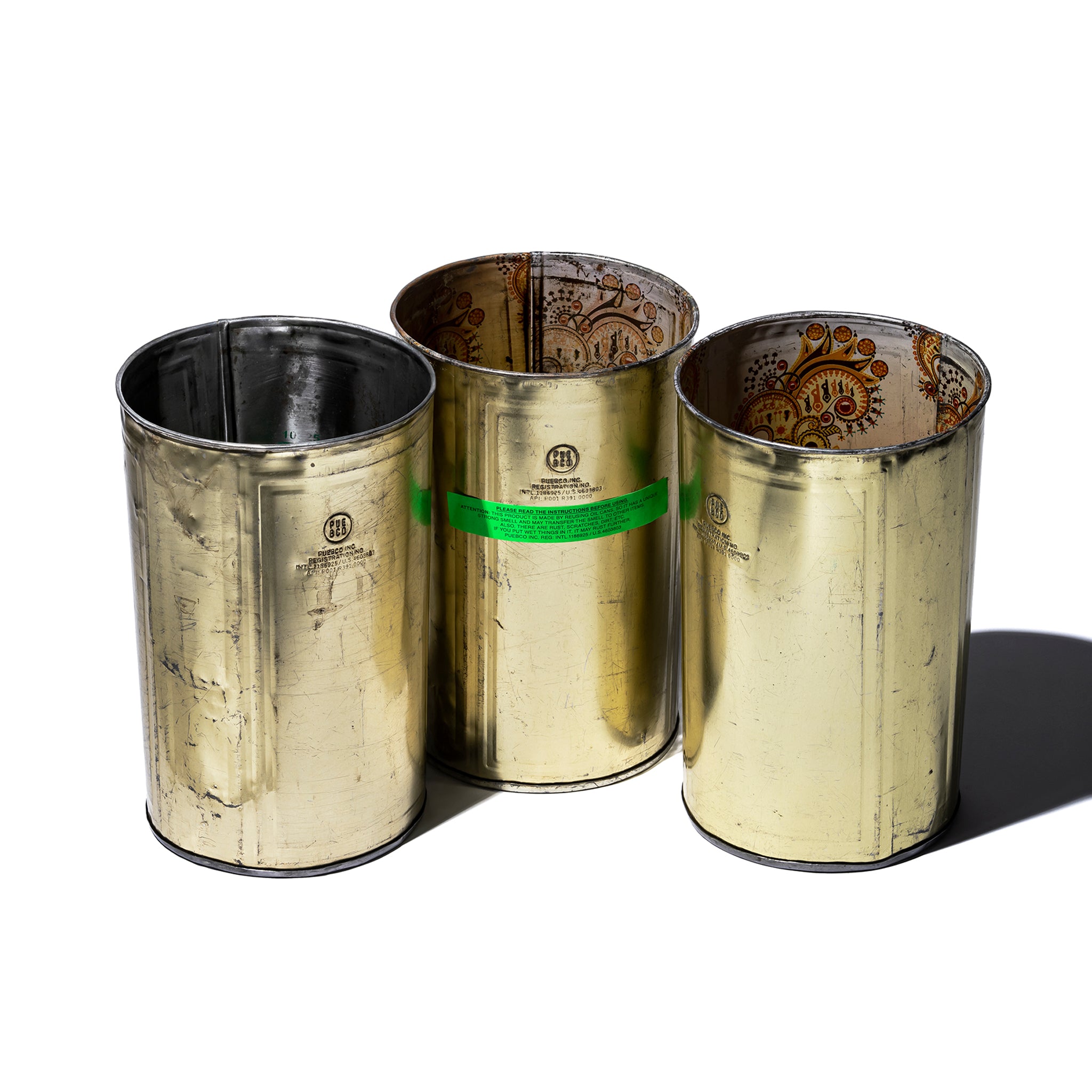 RECYCLE STEEL TRASH CAN / Round ø180 – PUEBCO ONLINE STORE